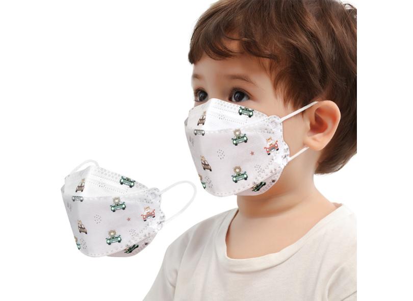 Máscara infantil infantil bebê máscara facial descartável cartoon 5Ply ...