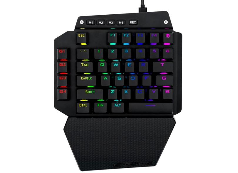 Mini Teclado Mecânico Gamer Redragon Ida, RGB, Switch Outemu Blue ...