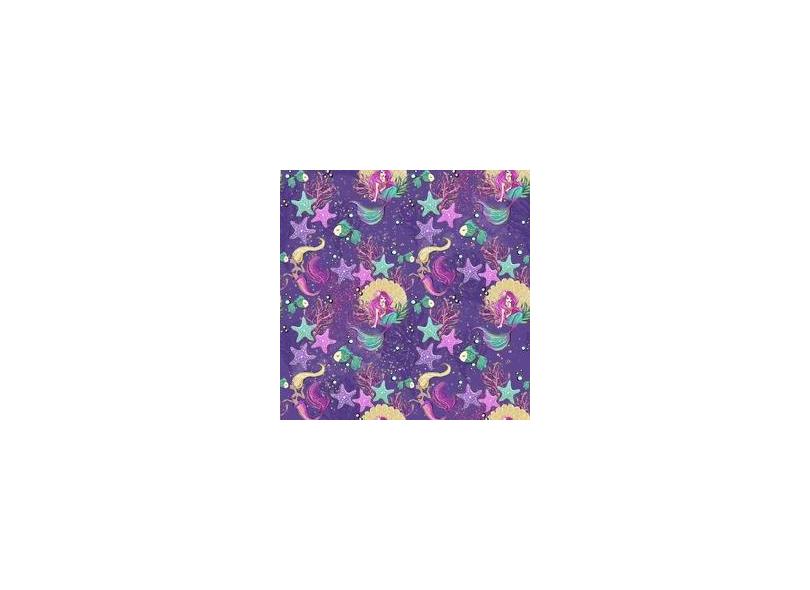 Papel Scrapbook Litocart 30,5x30,5 LSCE-042 Sereias e Estrelas do Mar ... Papel Scrapbook Litocart 30,5x30,5 LSCE-042 Sereias e Estrelas do Mar ...