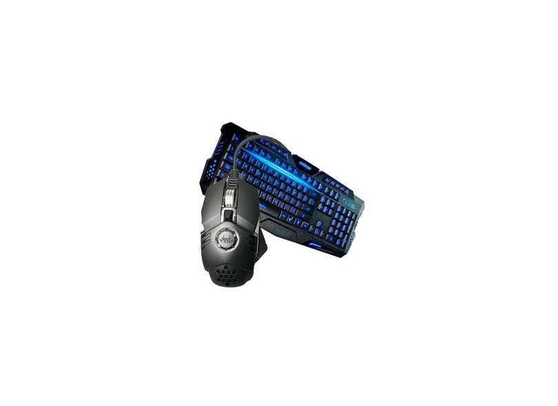 Kit Gamer Iluminado Teclado BK-G35 + Mouse Led Kp-v43 Knup em Promoção ...