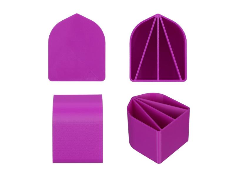 Copo de acrílico 8Oz, 4 canais de tinta capa derramamento de copo de ...