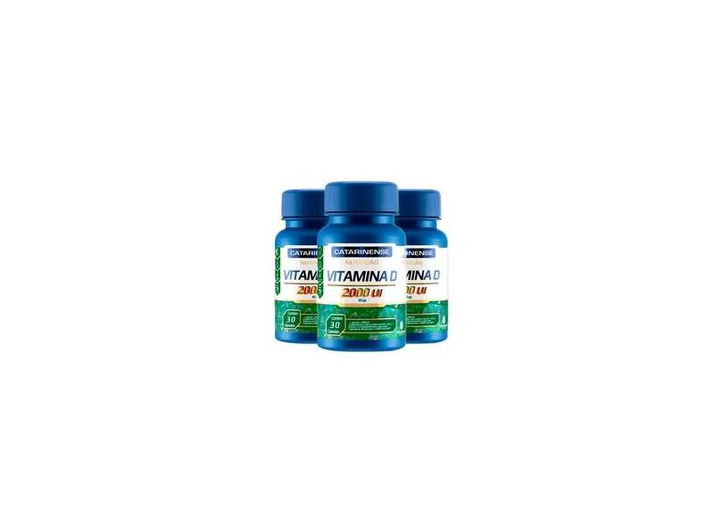 Kit 3 Vitamina D 2000 UI - 30 Cápsulas - Catarinense com o Melhor Preço ...