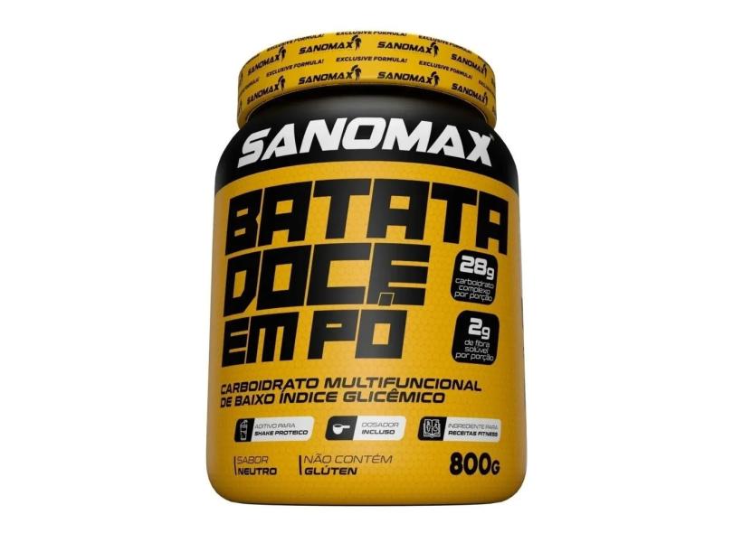 Batata Doce Em Pó 800g - Sanomax - Ganho De Massa com o Melhor Preço é ...