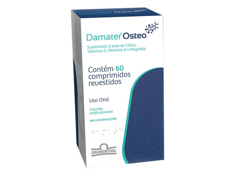 Suplemento Vitamínico-Mineral Damater Osteo com 60 comprimidos ...