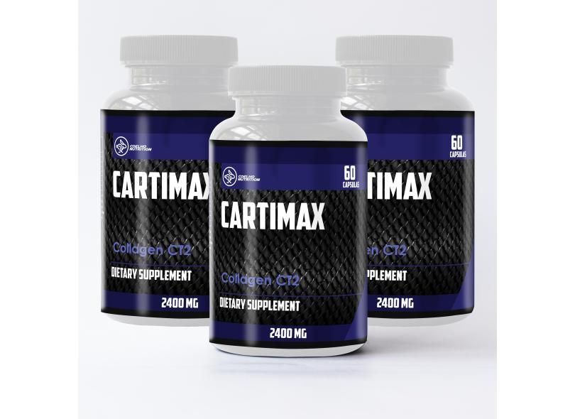 Kit Cartimax 3 Unidades Colágeno Tipo 2 60 Cápsulas - Coelho Nutrition ...