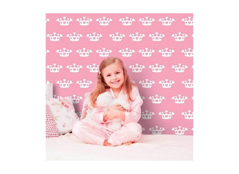 Papel de Parede Coração de Princesa Pink - Qcola com o Melhor Preço é ...