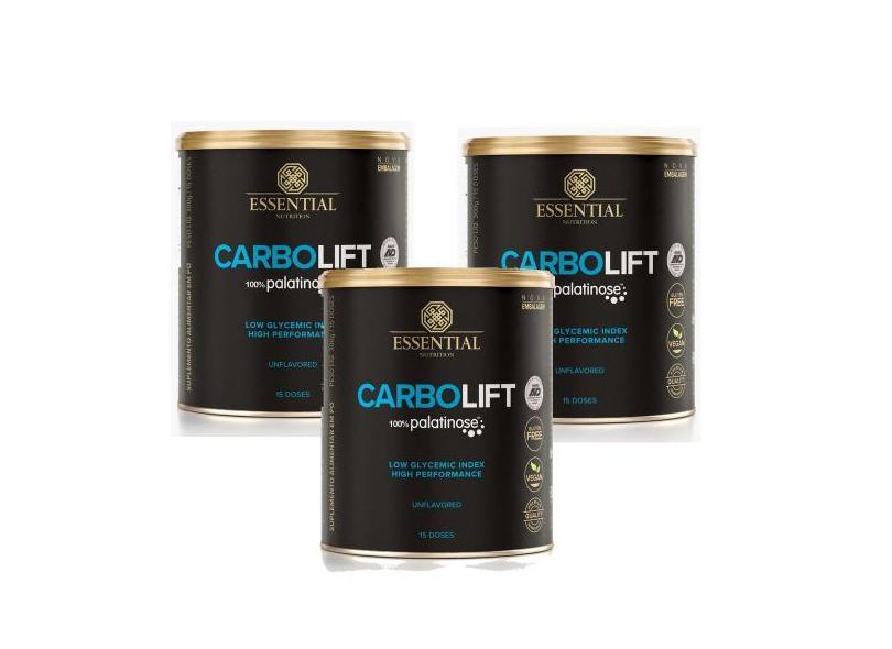 Kit 3X Carbolift 100% Palatinose (300G Cada) - Essential Nutrition em ...