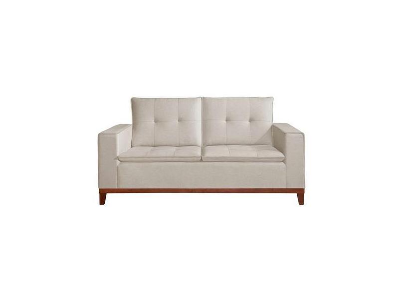 Sofá Tâmisa 2 Lugares Suede Bege - Mobly em Promoção é no Buscapé