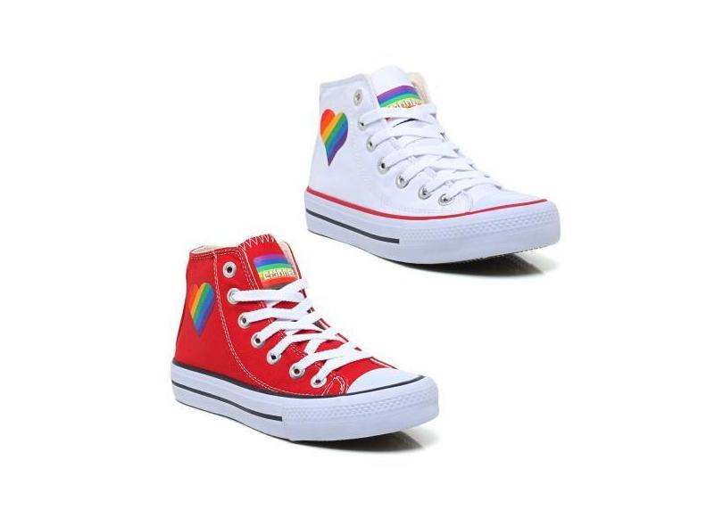 Tenis All Lgbt Orgulho Kit 2 Pares Cano Alto Ct Lançamento Lindo 126Te ...