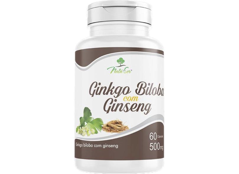 Ginkgo Biloba Com Ginseng - 60 Cápsulas 500mg - Natuser em Promoção é ...