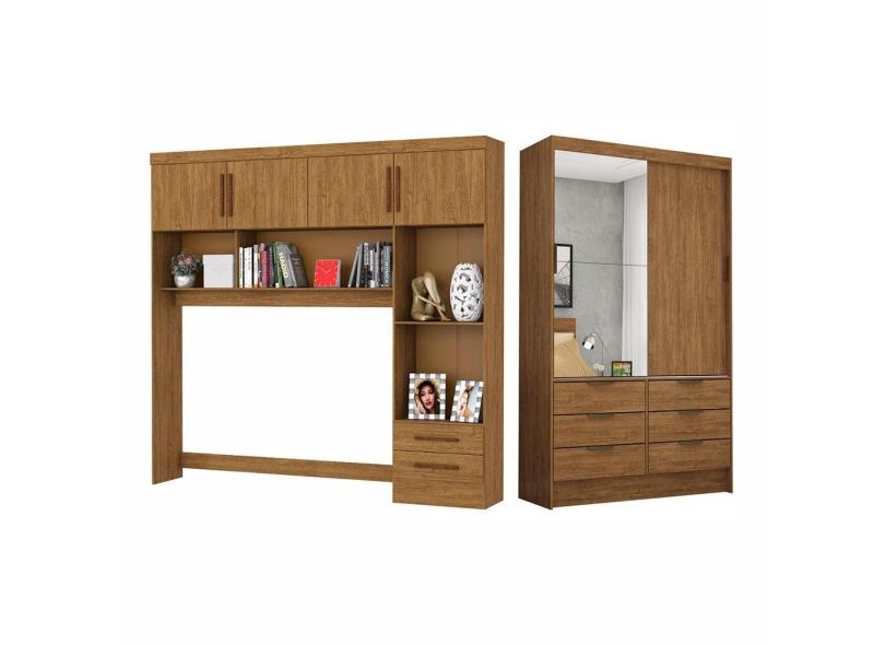 Guarda Roupa Casal Modulado Sevilha 4 e 2 Portas 8 Gavetas Plus com ...