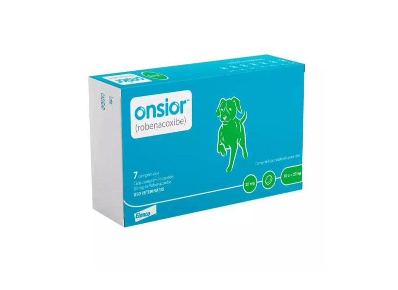 Onsior 20mg - Anti-inflamatório Para Cães De 10 A 20kg - Elanco - 7 ...