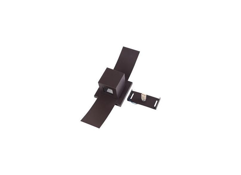 Arandela Box Com Aba 2 Foco Luminária Externa/Interna Marrom com o ... Arandela Box Com Aba 2 Foco Luminária Externa/Interna Marrom com o ...