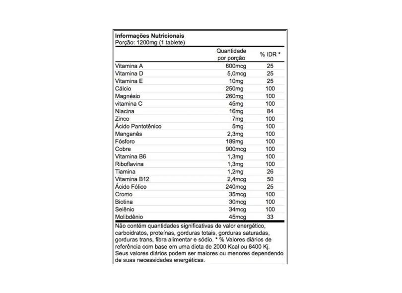 Multivitáminico Atlhetica Mult Vit - 100 Tabs com o Melhor Preço é no Zoom