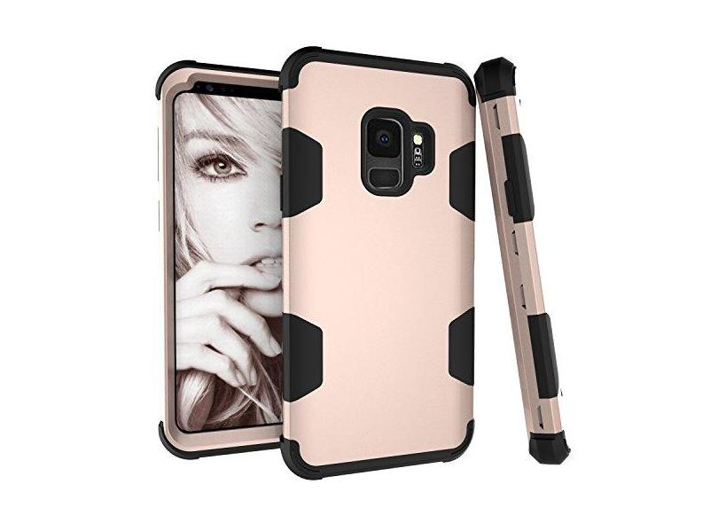 Capa para Galaxy S9, UZER Slim Fit 3 em 1 de policarbonato rígido ...