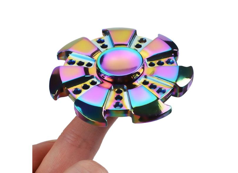 Forma roda redonda Fidget Spinner para add tdah Ansiedade Autismo com o ...