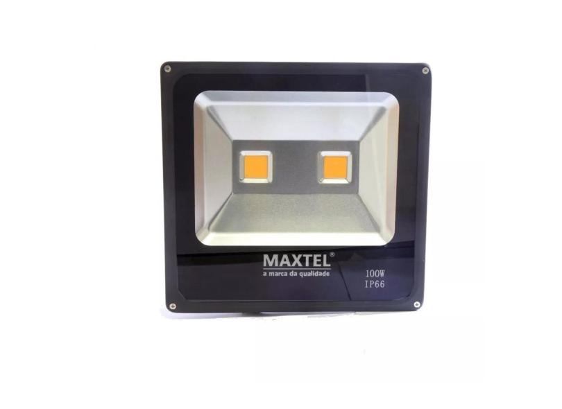 Refletor LED 100W Holofote Maxtel Branco Frio Bivolt Ip66 com o Melhor ...
