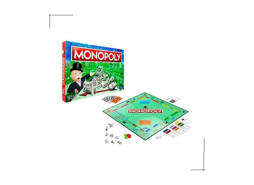 Jogo De Tabuleiro Monopoly Clássico Hasbro C1009 com o Melhor Preço é ...