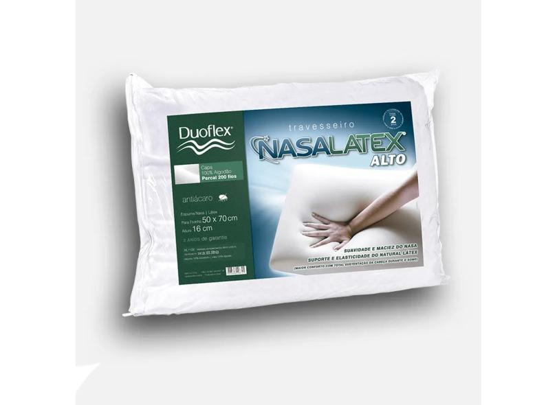 Travesseiro Duoflex Nasalátex Alto NL1100 com o Melhor Preço é no Zoom Travesseiro Duoflex Nasalátex Alto NL1100 com o Melhor Preço é no Zoom