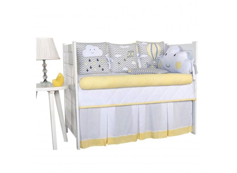 Kit Berço Sem Mosquiteiro 9 Peças Íris Isadora Design com o Melhor ...