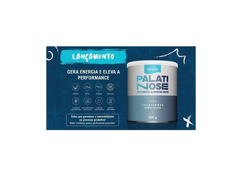 Palatinose Equaliv, 100% Palatinose Isomaltulose, 300g Kit 2 com o ...