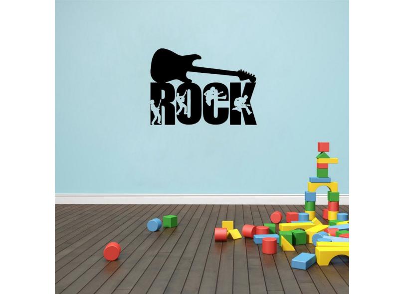 FG1378 Música Rock Rock Art Deco Adesivo de parede Papel de decoração ...