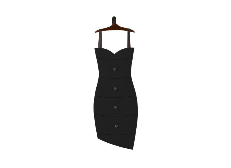 CôMODA SUSPENSA 4 GAVETAS DRESS 1081 CACAU/ - MAXIMA com o Melhor Preço ...