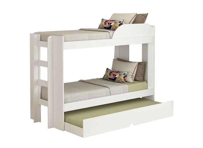 Treliche Solteiro 100% MDF Bia Cimol Branco com o Melhor Preço é no Zoom