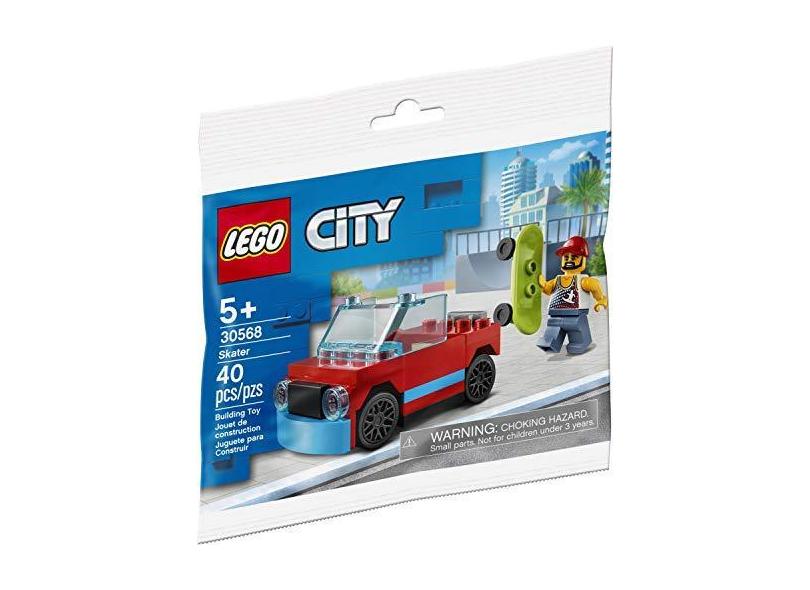 LEGO Minifigura City Skater 30568 com skate e carro em Promoção é no ...