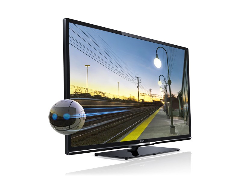 TV LED 46" Philips Série 4000 3D Full HD 3 HDMI 46PFL4908G/78 com o ...