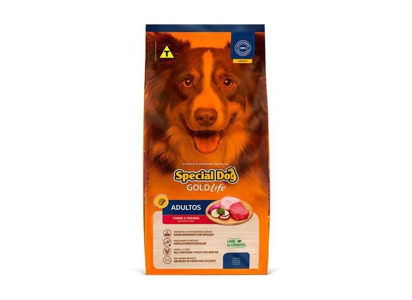 Ração Special Dog Gold Life Para Cachorros Adultos Sabor Carne E Frang ...
