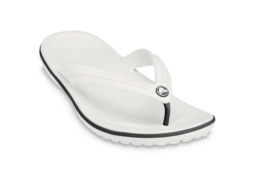 Crocs - 11033 - Crocband Flip White com o Melhor Preço é no Zoom