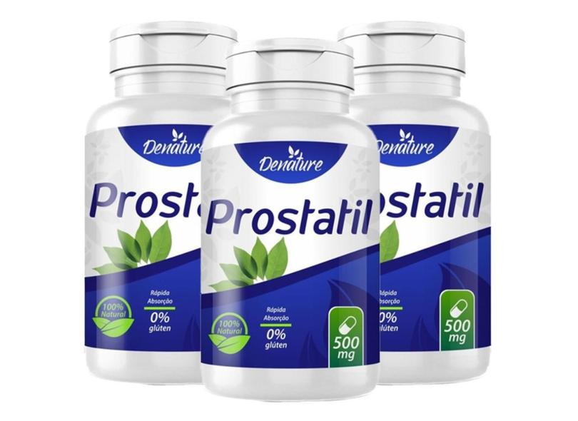 Prostatil 500Mg 60 Cápsulas Denature 3 Unidades em Promoção é no Buscapé