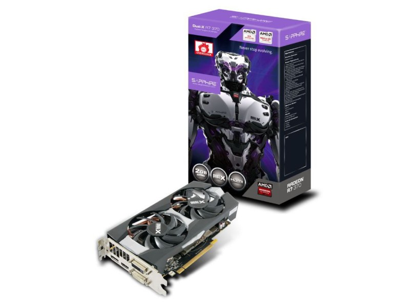 Placa de Video ATI Radeon R7 370 2 GB GDDR5 256 Bits Sapphire 11240-06 ...