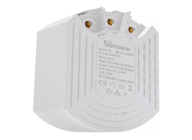 Sonoff D1 Interruptor Inteligente Dimmer Wi-fi E Rf433mhz com o Melhor ...
