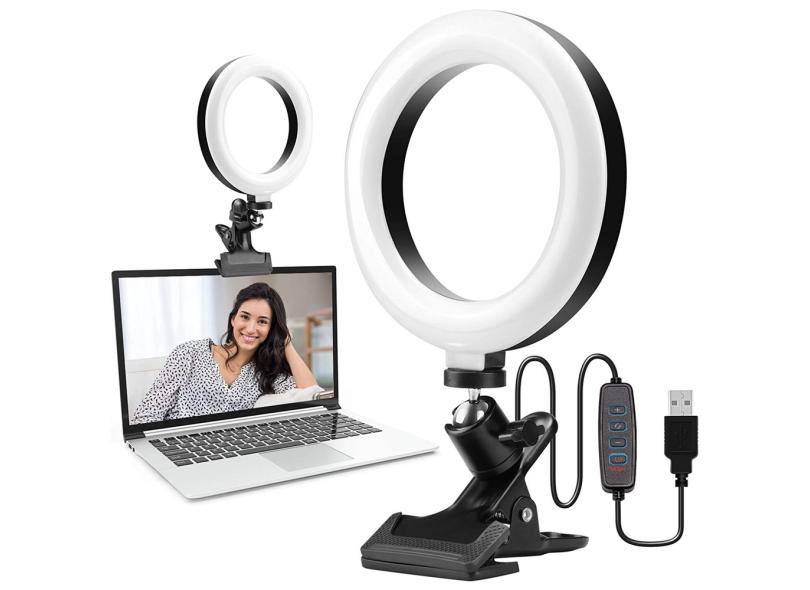 Luz Ring Light 8 Pol Led 2700-6500k em Promoção é no Buscapé