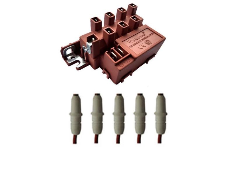 Kit 1 Usina De Ignição E 5 Eletrodos Esmaltec Longa com o Melhor Preço ...