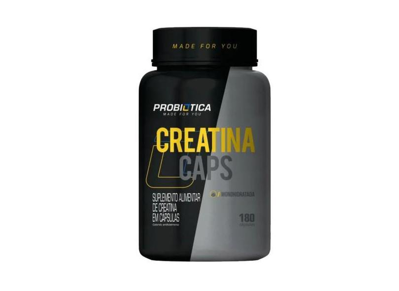 Creatina Pura 180 Cápsulas Monohidratada Probiotica - Probiótica com o ...