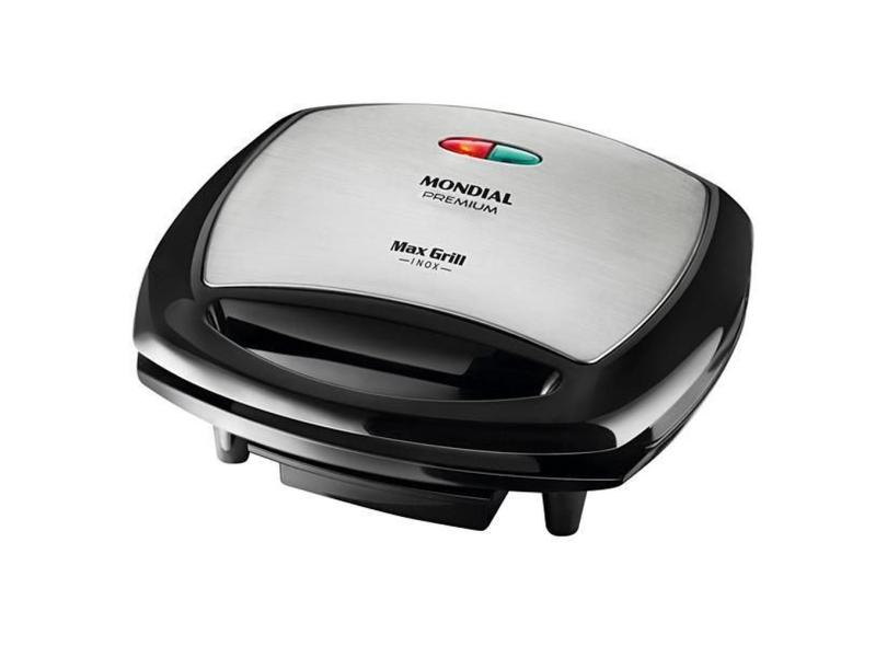 Grill Mondial Max Grill Inox G-07 1.200 Watts Antiaderente ~60Hz - /Pra ...