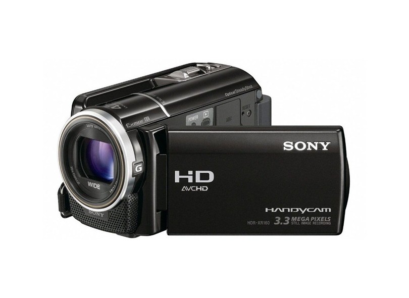 Filmadora Sony HDR-XR160 HD Full HD com o Melhor Preço é no Zoom