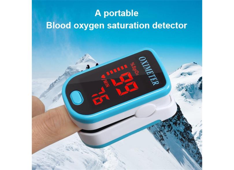 Monitor De Saturação De Oxigênio No Sangue Oxímetro De Pulso Com ...