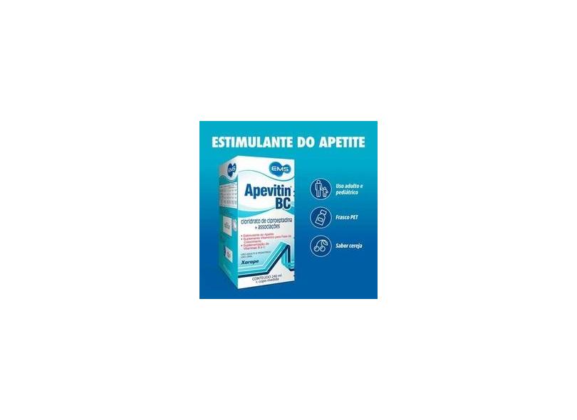 Apevitin BC 240mL polivitamínico estimulante apetite em Promoção é no ...
