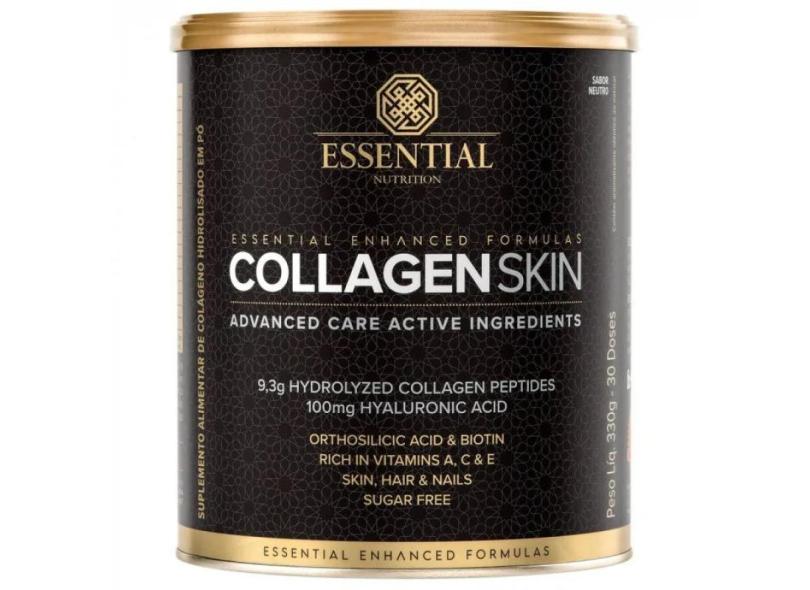 COLLAGEN SKIN VERISOL COM VITAMINAS - 330G - ESSENTIAL NUTRITION Neutro ...