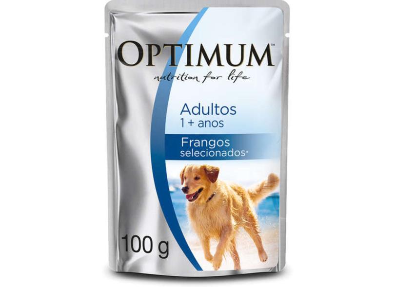 Optimum Dog Sachê Ad Frango 100g com o Melhor Preço é no Zoom