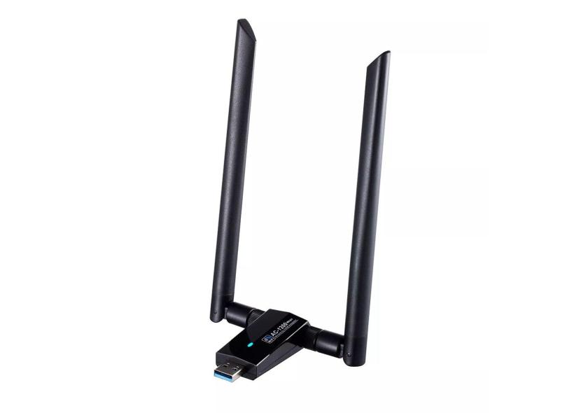 1200m mt7612u gigabit placa de rede 2.4 5.8ghz usb 3.0 wi-fi receptor ...