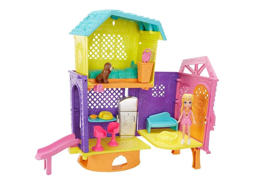 Polly Pocket - Club House Espaços Secretos da Polly - Mattel com o ...
