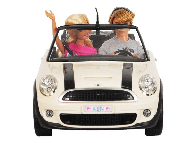 Boneca Barbie Real Ken e Barbie com Mini Cooper Mattel com o Melhor ...