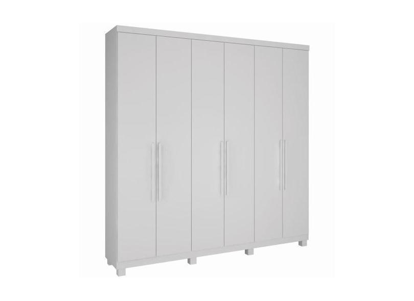 Guarda Roupa Com 6 Portas E 5 Gavetas Honduras Mdf Móveis Rimo Branco ...