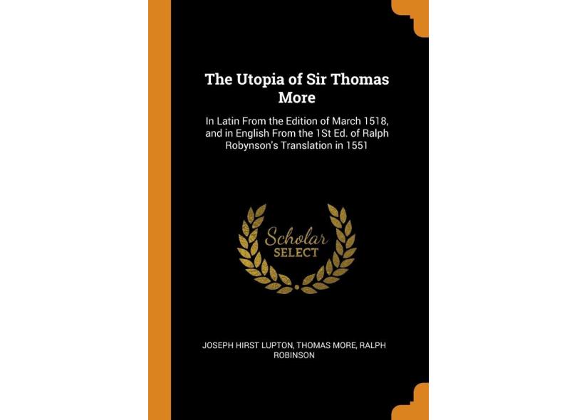 The Utopia Of Sir Thomas More em Promoção é no Buscapé