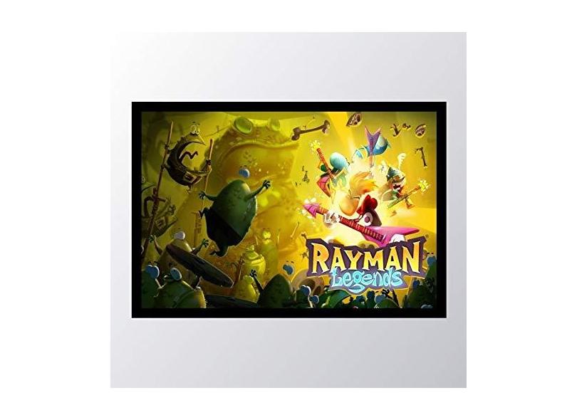 Quadro com moldura Rayman Legends Guitar em Promoção é no Buscapé